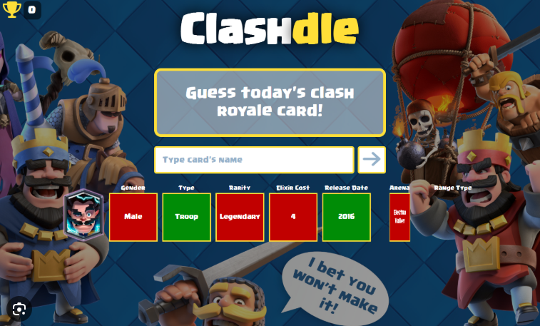 Clashdle Unlimited - Play Clashdle Unlimited On Royaledle Game