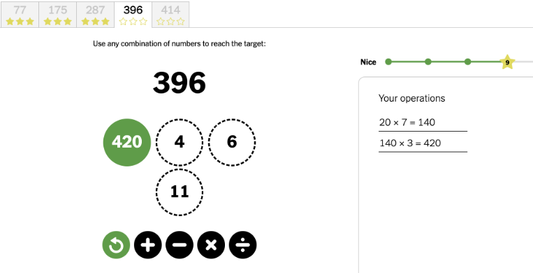 Digits NYT - Play Digits NYT On Royaledle Game