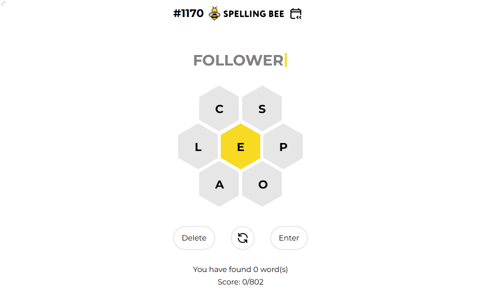 Spelling Bee - Play Spelling Bee On Royaledle Game